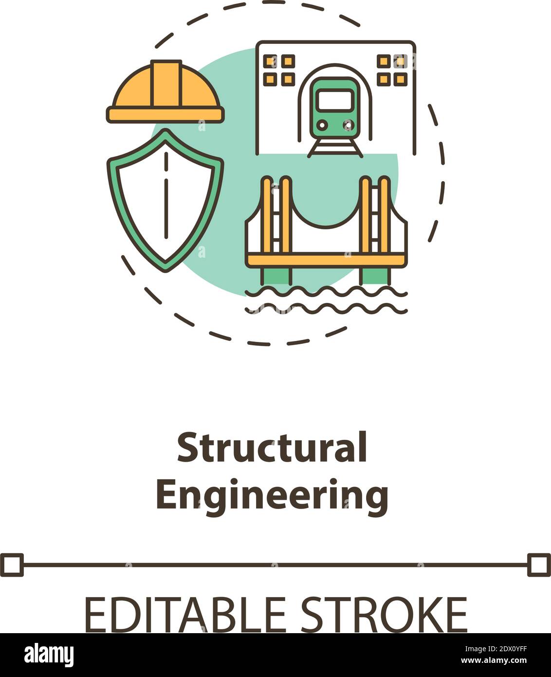 Structural engineering concept icon Stock Vector Image & Art - Alamy