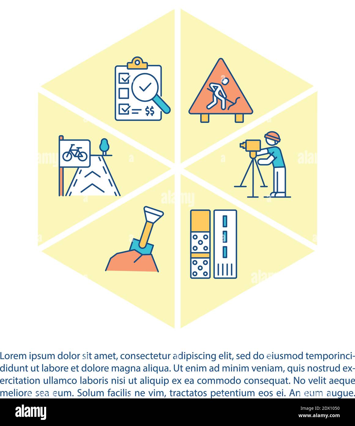 Highway engineering concept icon with text Stock Vector Image & Art - Alamy