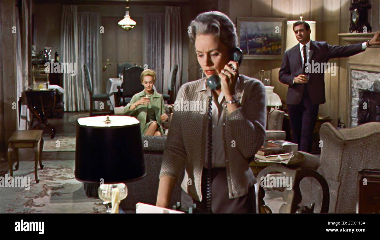 USA. Jessica Tandy , Tippi Hedren and Rod Taylor in a scene from the ...