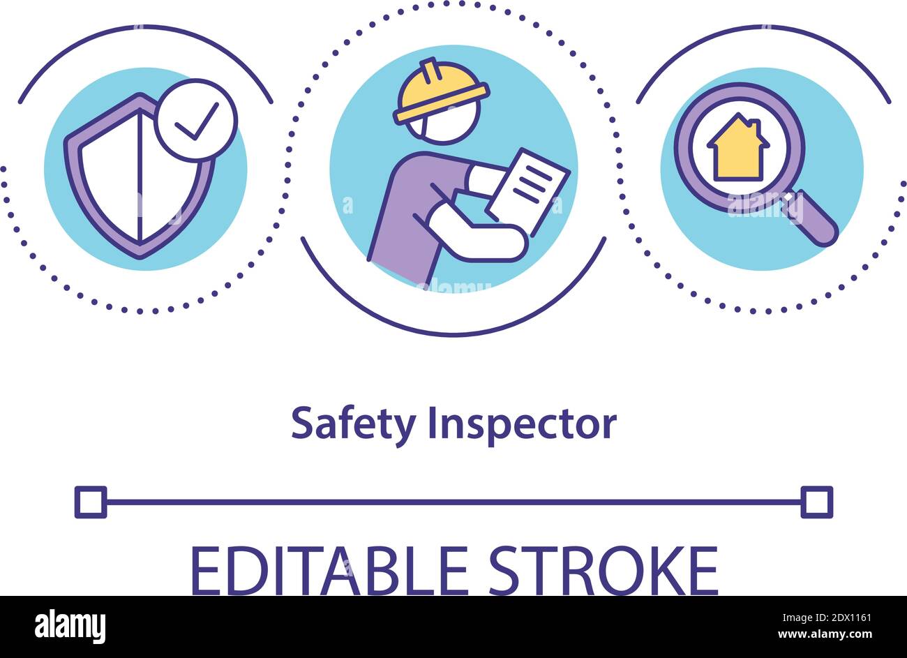 Safety building inspector Stock Vector Images - Alamy