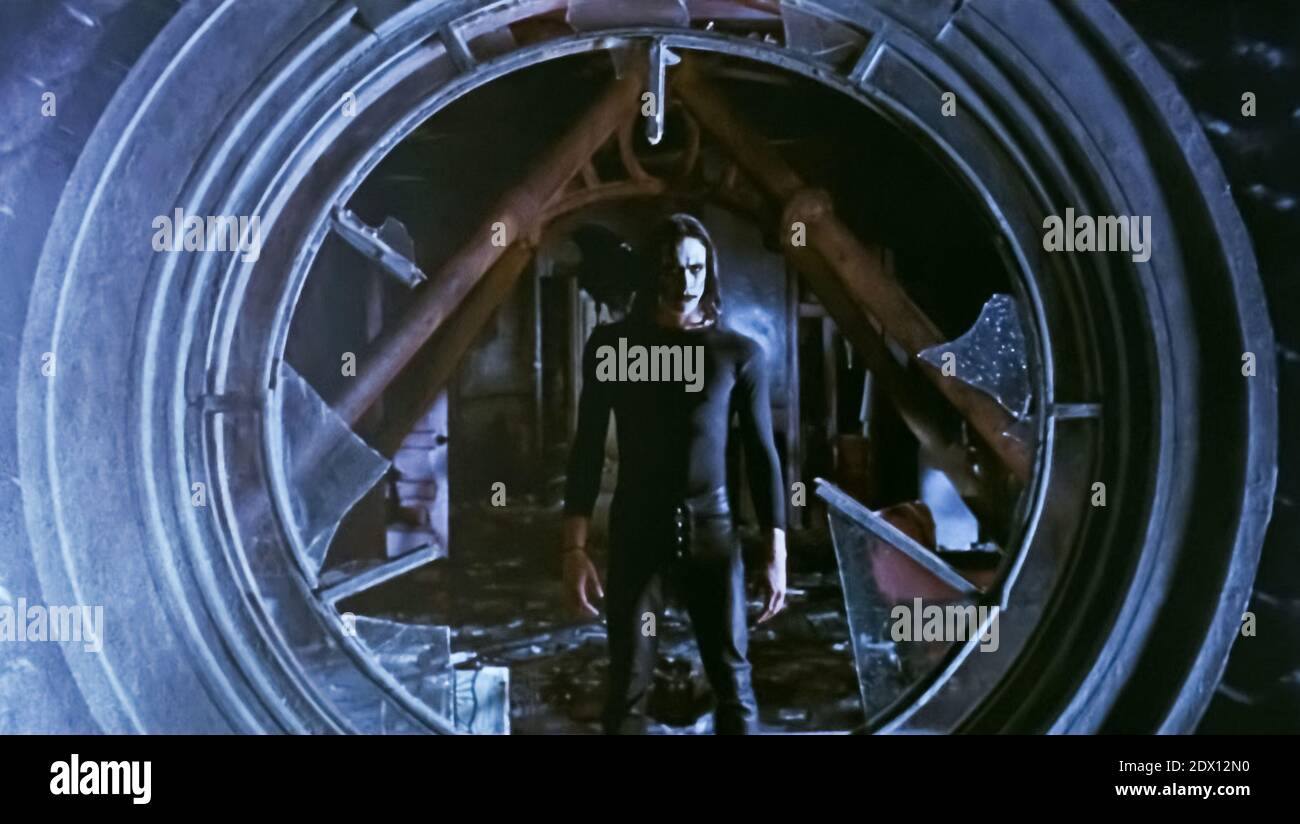 USA. Brandon Lee in a scene from the ©Miramax film: The Crow (1994 ...