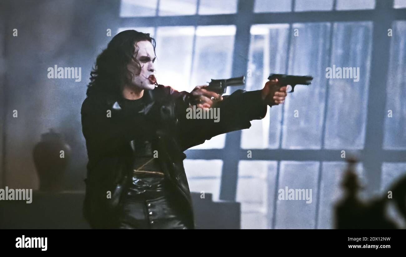 USA. Brandon Lee in a scene from the ©Miramax film: The Crow (1994 ...