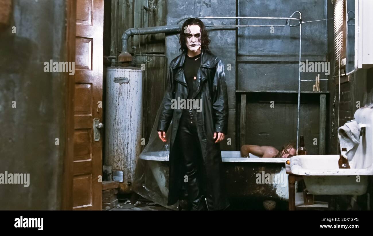 USA. Brandon Lee in a scene from the ©Miramax film: The Crow (1994 ...