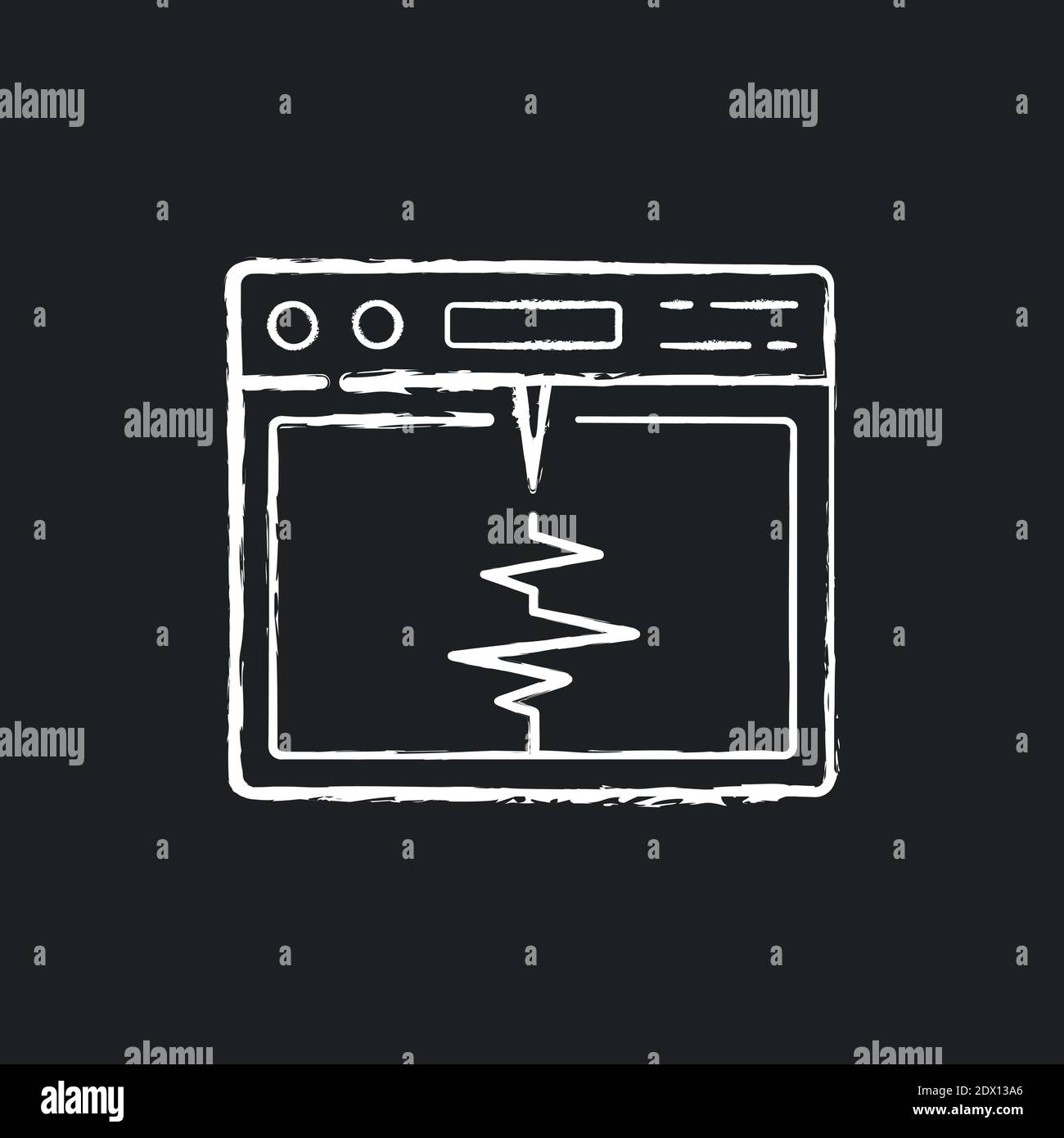 Seismograph record earthquake on Stock Vector Images - Alamy