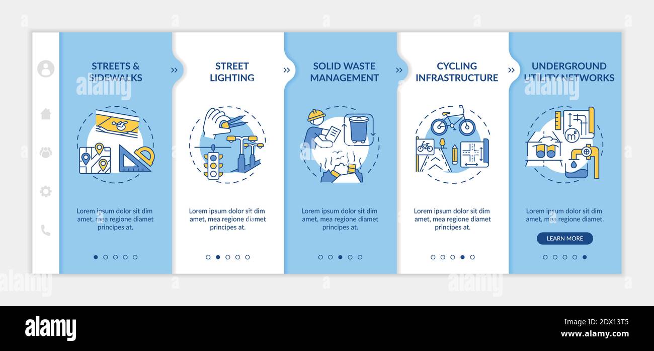 Urban construction onboarding vector template Stock Vector Image & Art ...