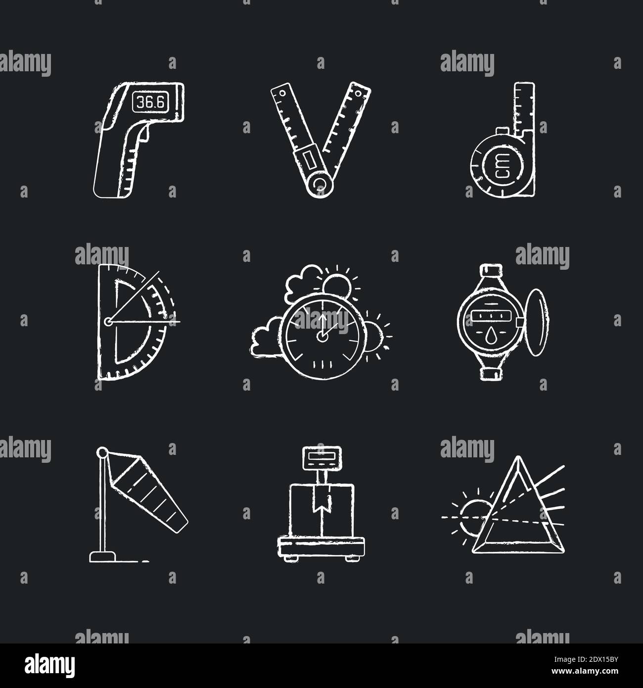 Precision drawing instruments Stock Vector Images - Alamy