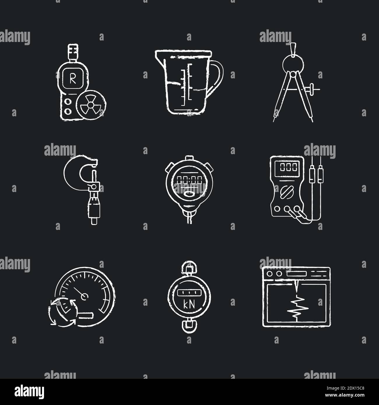 Precision drawing instruments Stock Vector Images - Alamy