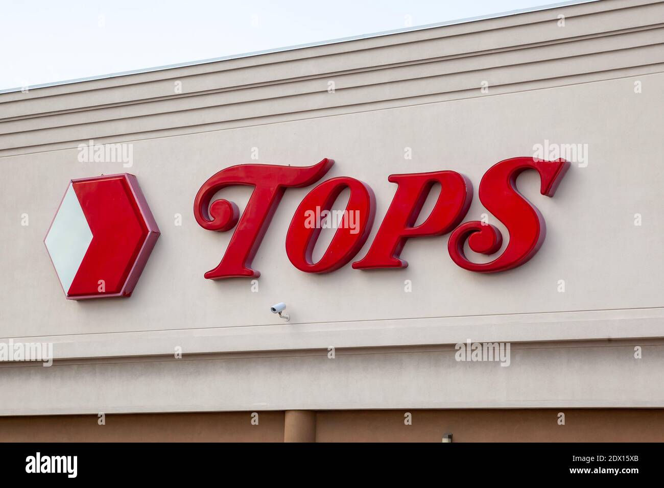 Buffalo, New York, USA - September 2, 2019: A close up of Tops ...