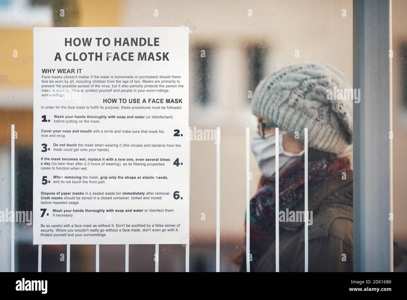 Wearing a paper mask hi-res stock photography and images - Alamy