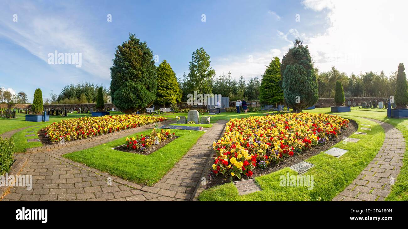 Garden of Remembrance for Pan Am Flight 103 at the Dryfesdale Cemetery ...