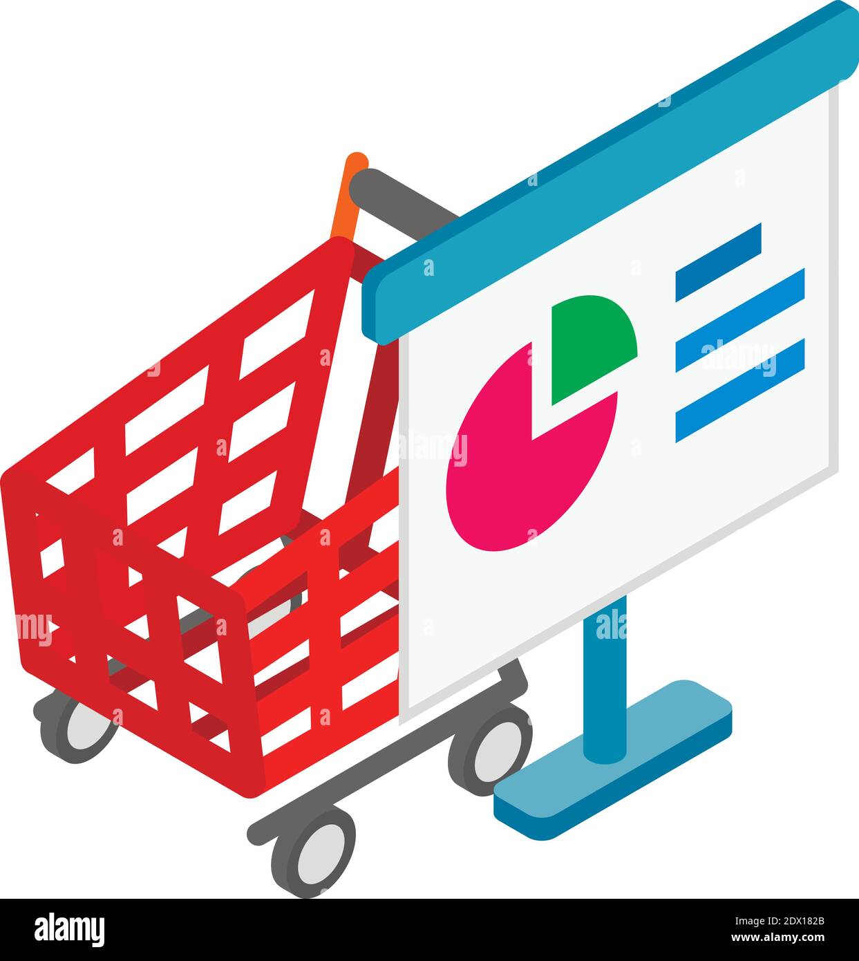 Purchasing power icon. Isometric illustration of purchasing power ...