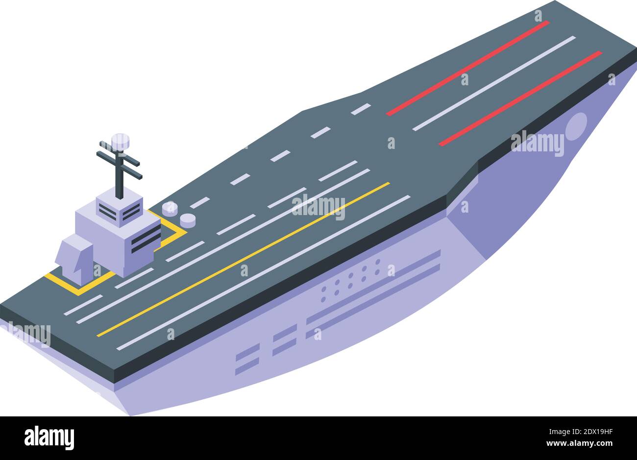 Aircraft carrier aviation icon. Isometric of aircraft carrier aviation ...