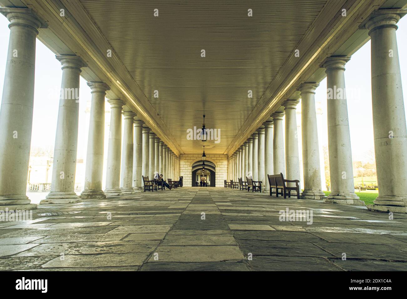Underneath building corridor hi-res stock photography and images - Alamy