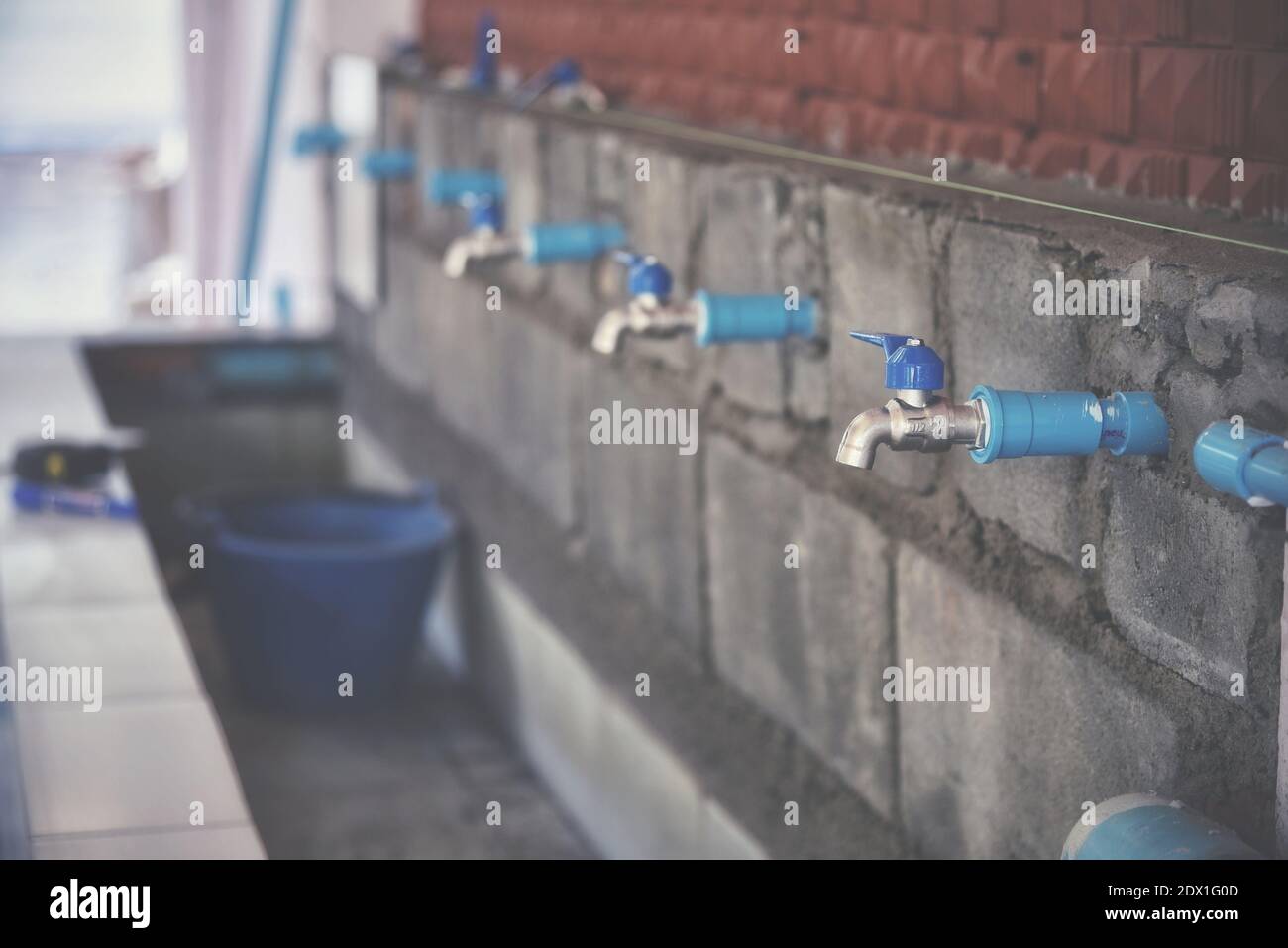 Public water supply sign hi-res stock photography and images - Alamy
