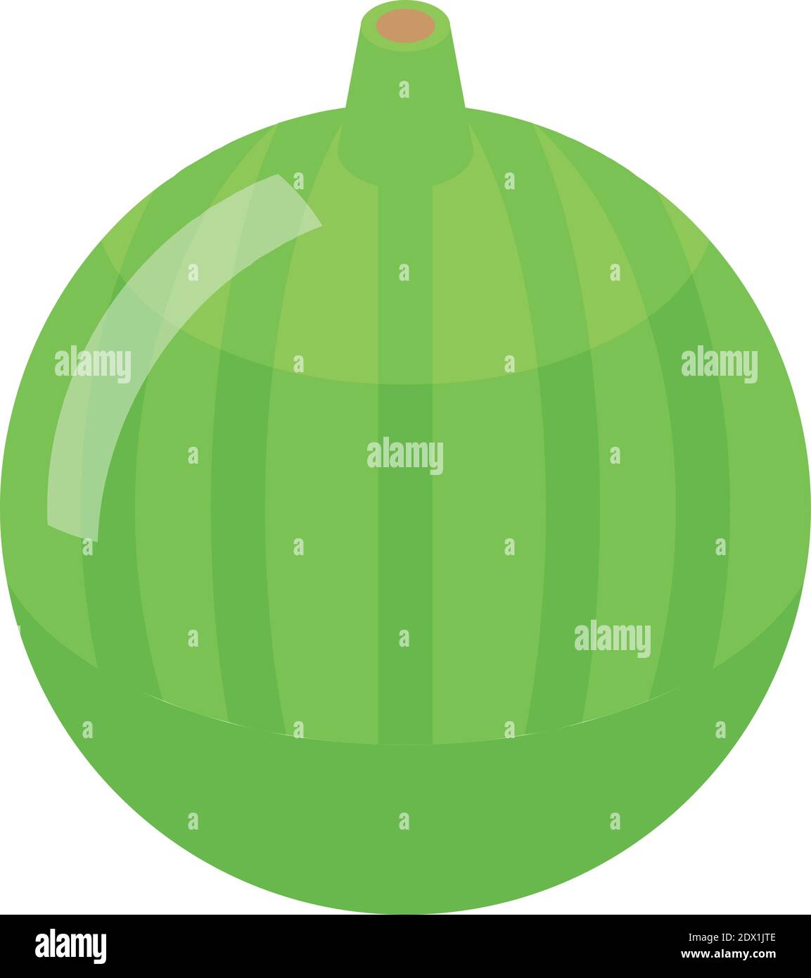 Whole Green Figs Icon. Isometric Of Whole Green Figs Vector Icon For