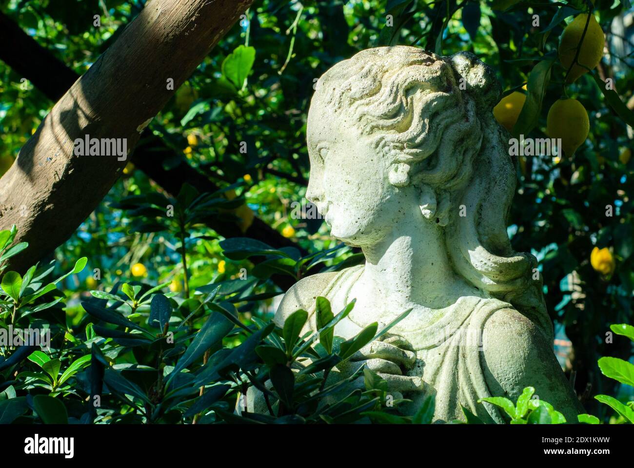Botanical garden with woman statue hi-res stock photography and images ...