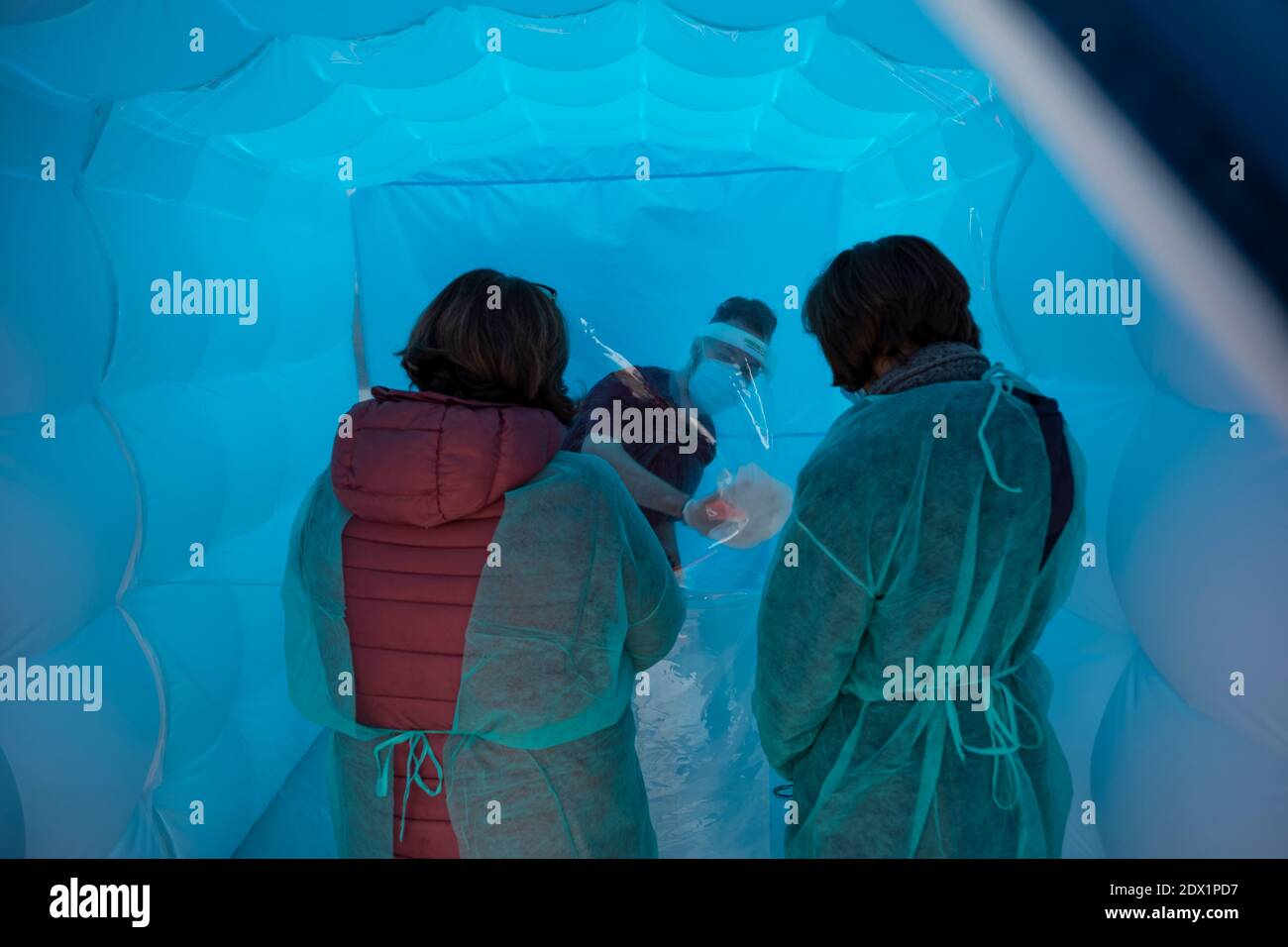 Parolise, Italy. 23rd Dec, 2020. Since the beginning of the Covid ...