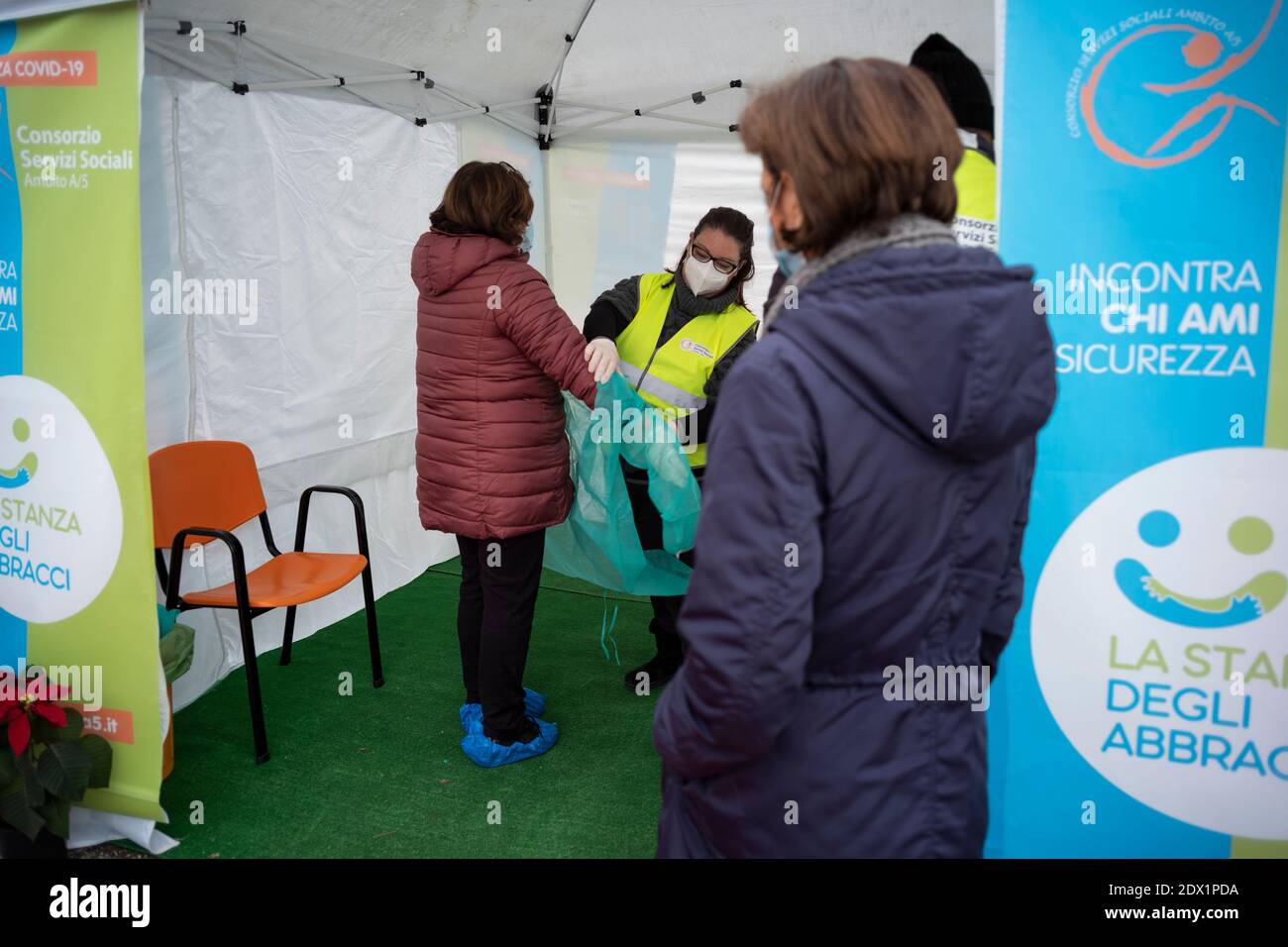 Parolise, Italy. 23rd Dec, 2020. Since the beginning of the Covid ...