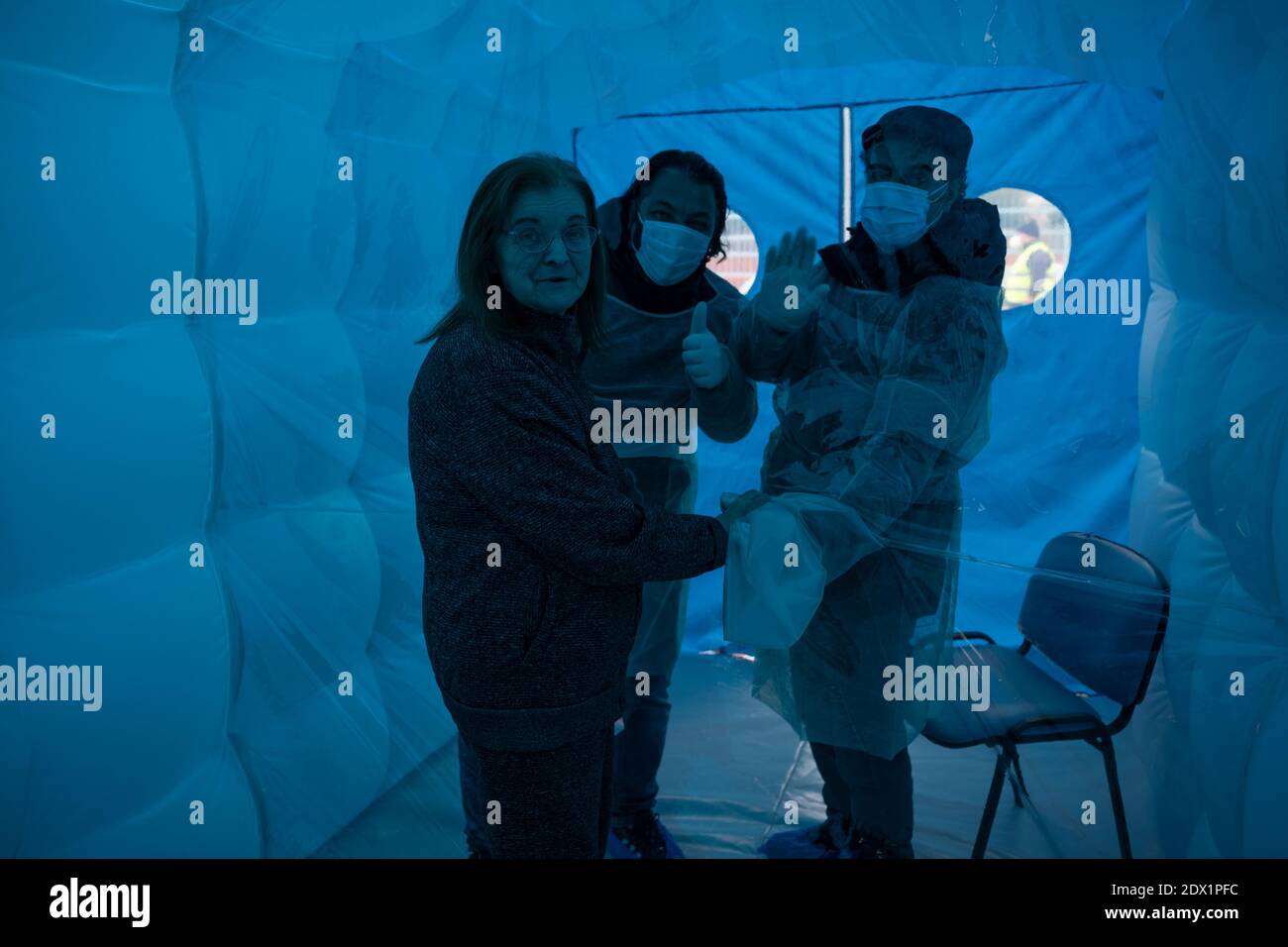 Parolise, Italy. 23rd Dec, 2020. Since the beginning of the Covid ...