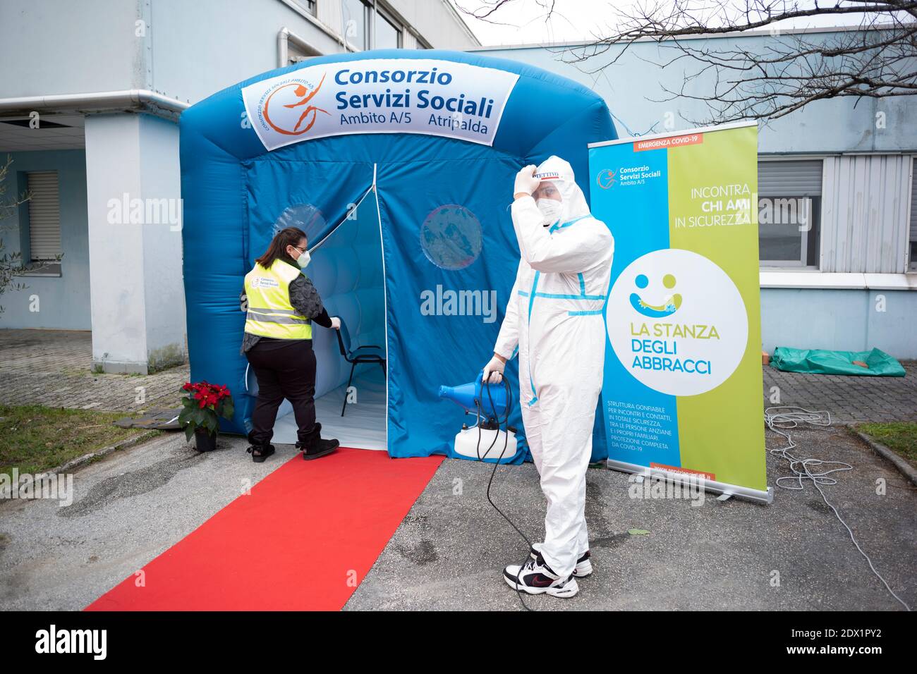 Parolise, Italy. 23rd Dec, 2020. Since the beginning of the Covid ...