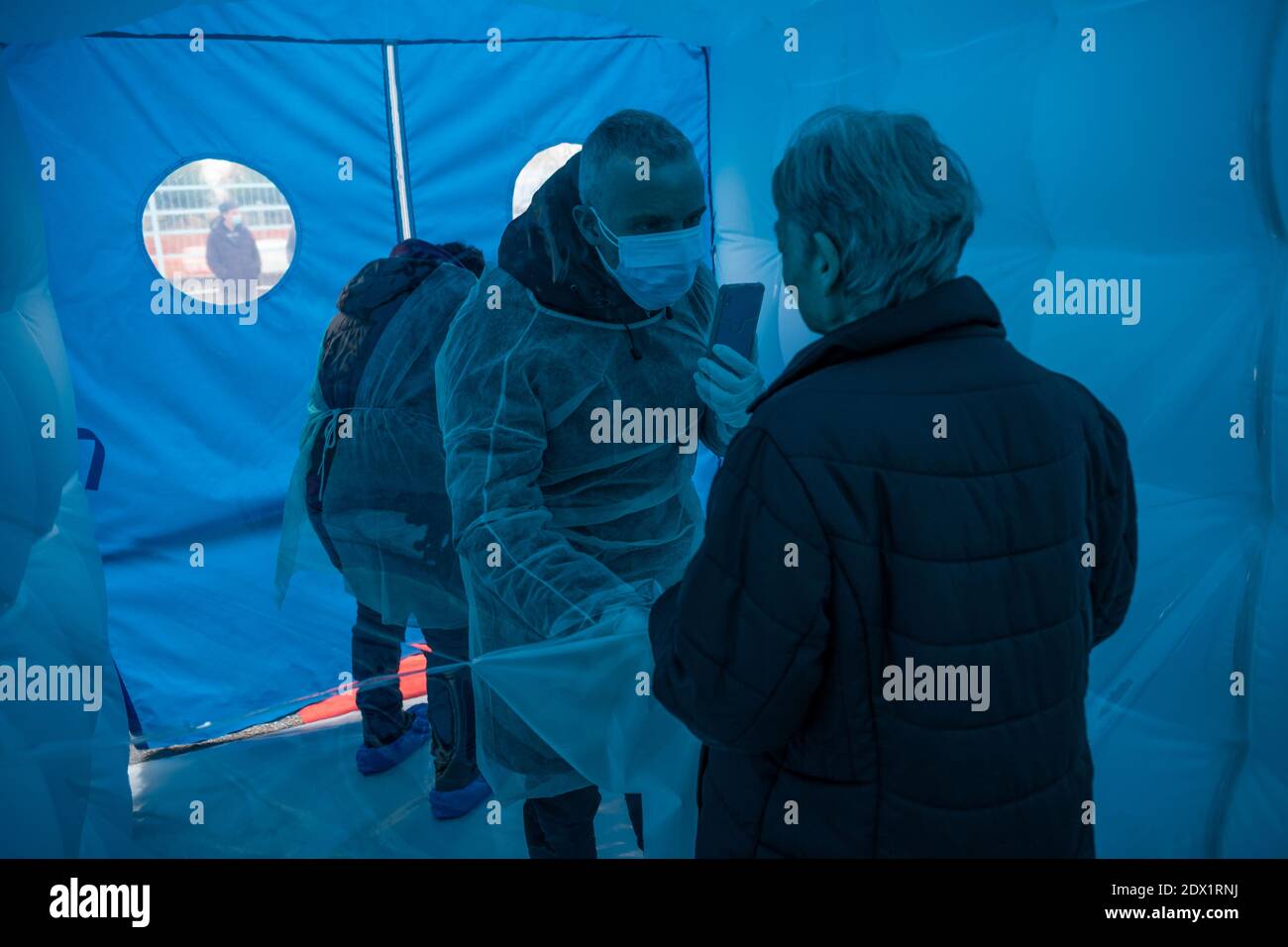 Parolise, Italy. 23rd Dec, 2020. Since the beginning of the Covid ...