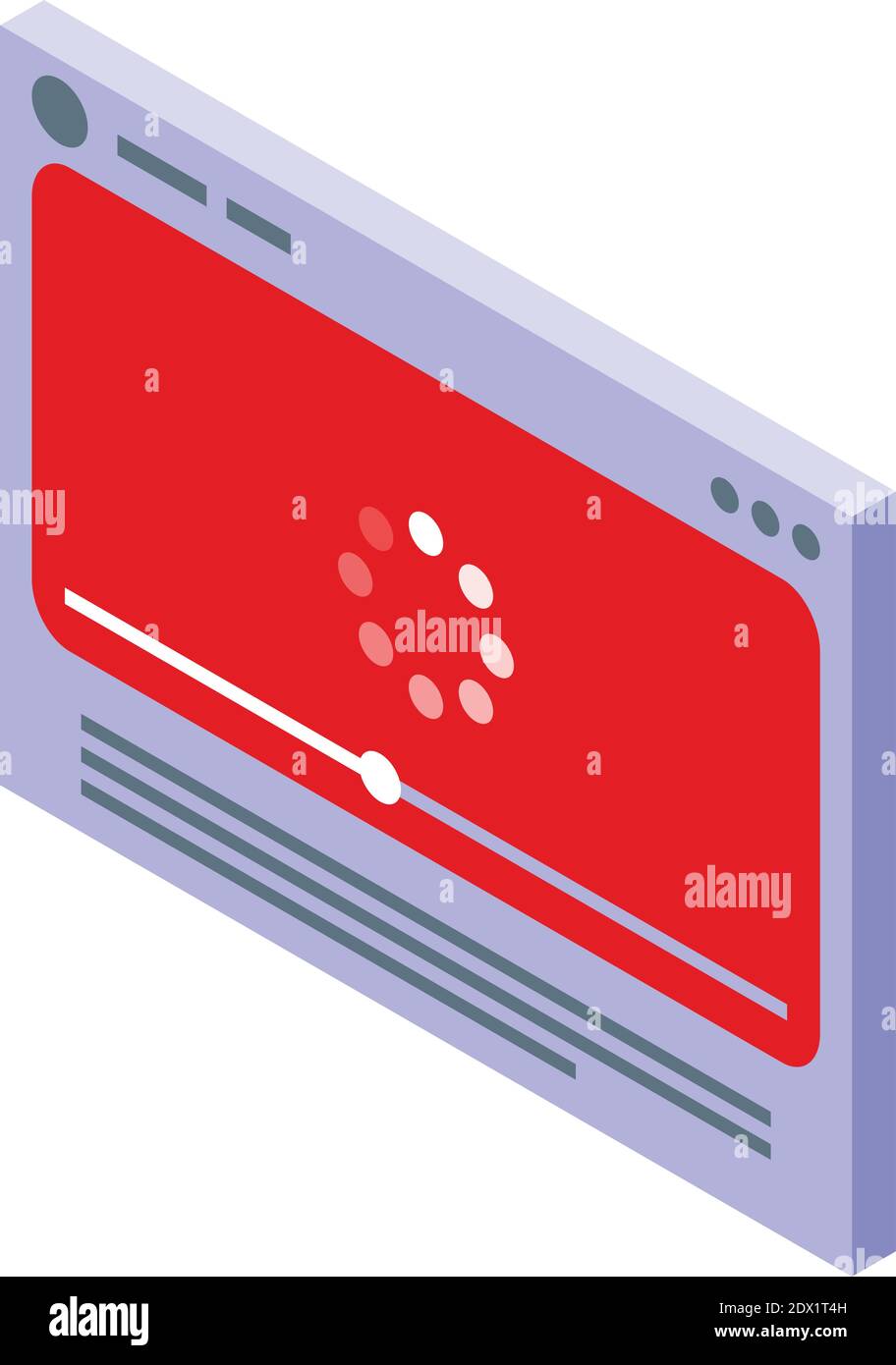 Low internet speed icon. Isometric of low internet speed vector icon ...