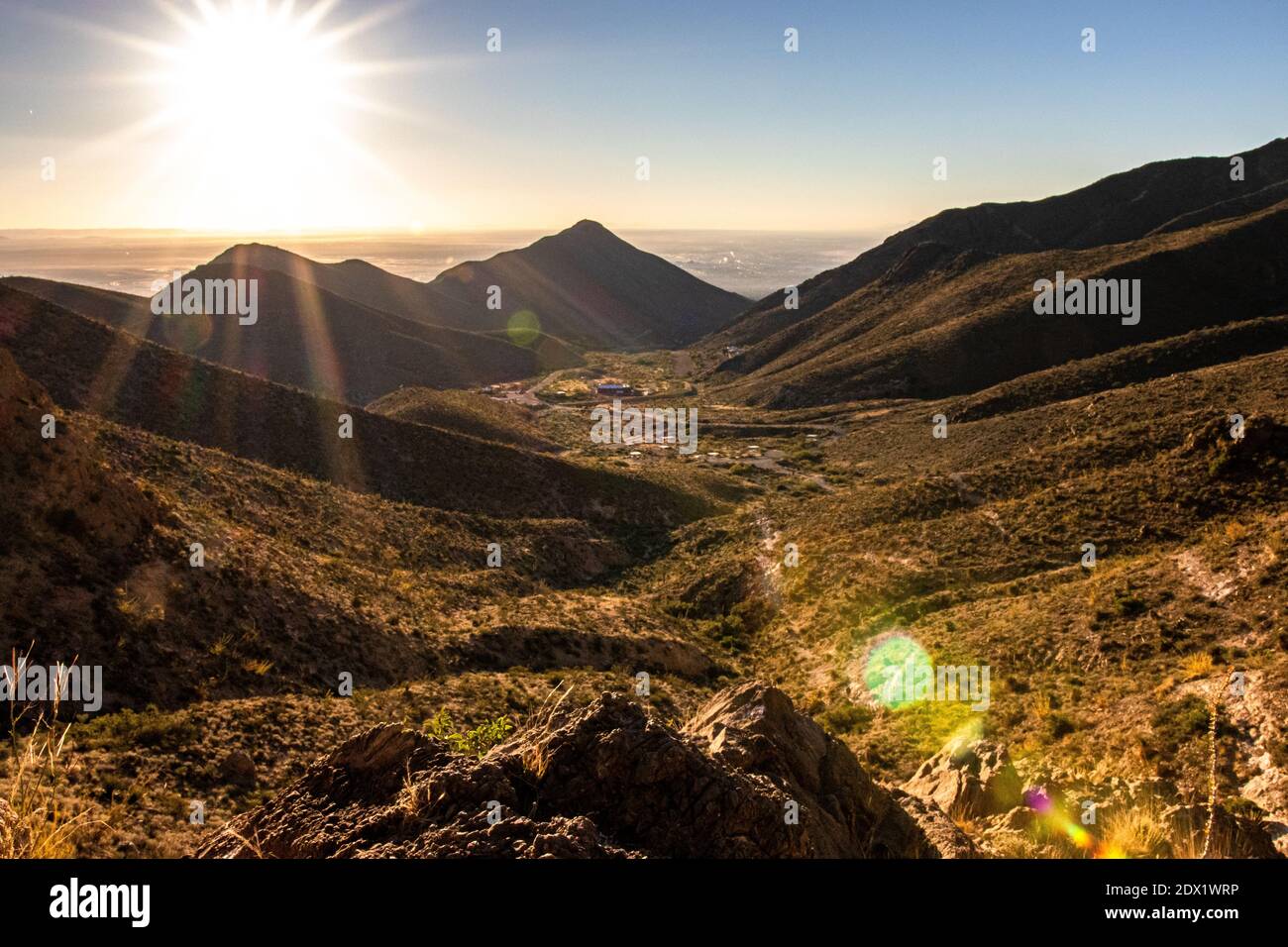 Franklin Mountains State Park hiking Photos Stock Photo - Alamy