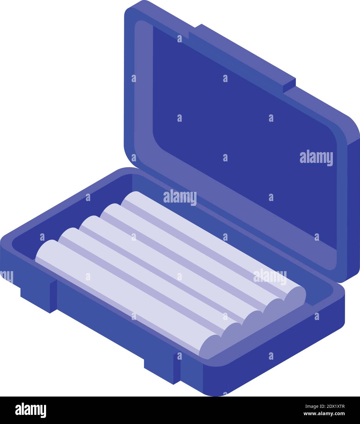 Tooth braces box icon. Isometric of tooth braces box vector icon for ...