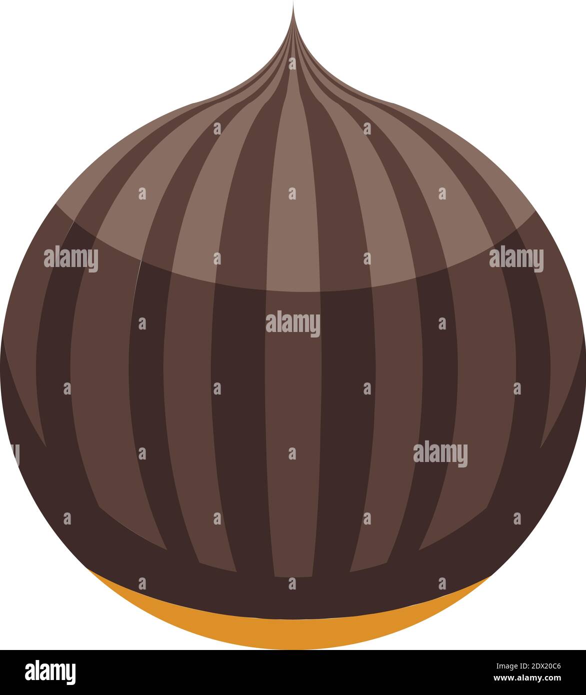 Wild chestnut icon. Isometric of wild chestnut vector icon for web ...