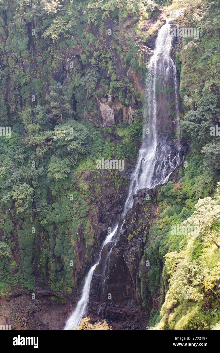 Thoseghar waterfall hi-res stock photography and images - Alamy