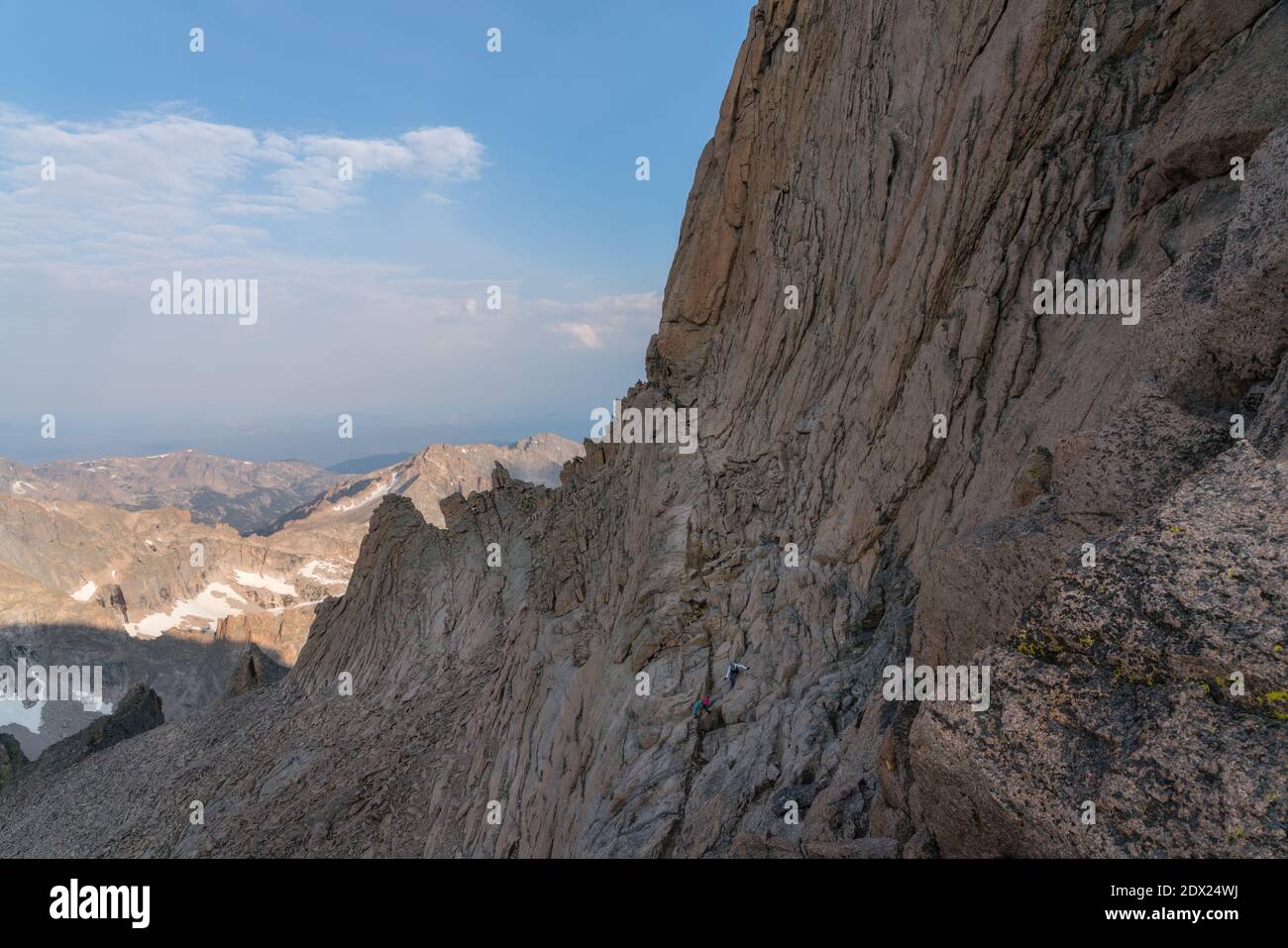 From along the Keyhole Route, on the highest peak in Rocky Mountain ...