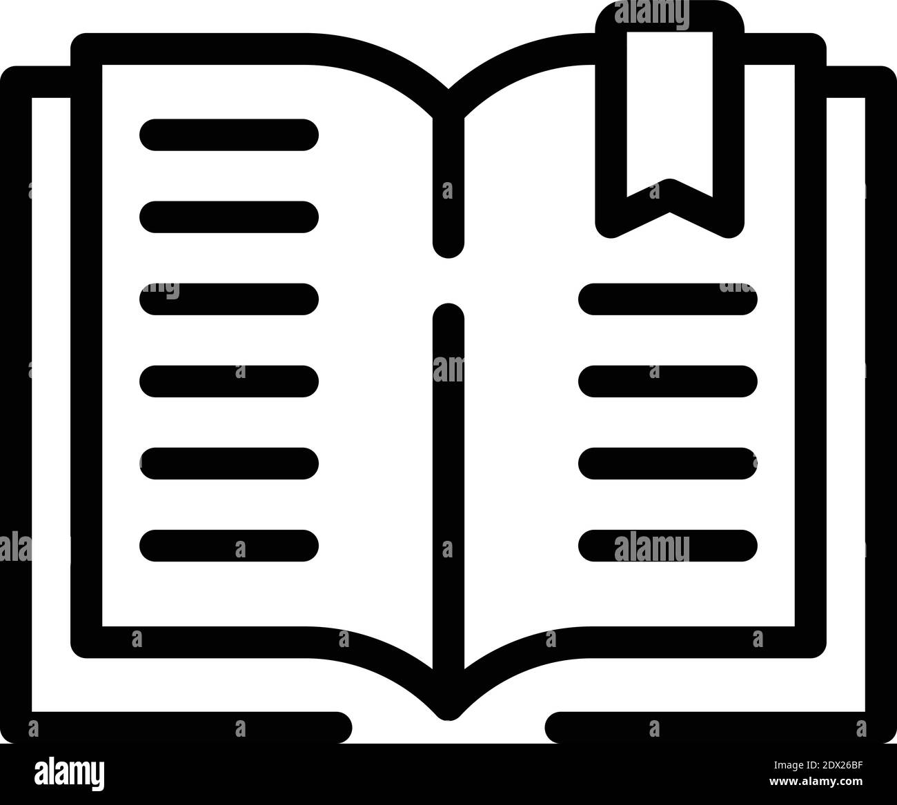 Element bookmark icon. Outline element bookmark vector icon for web ...