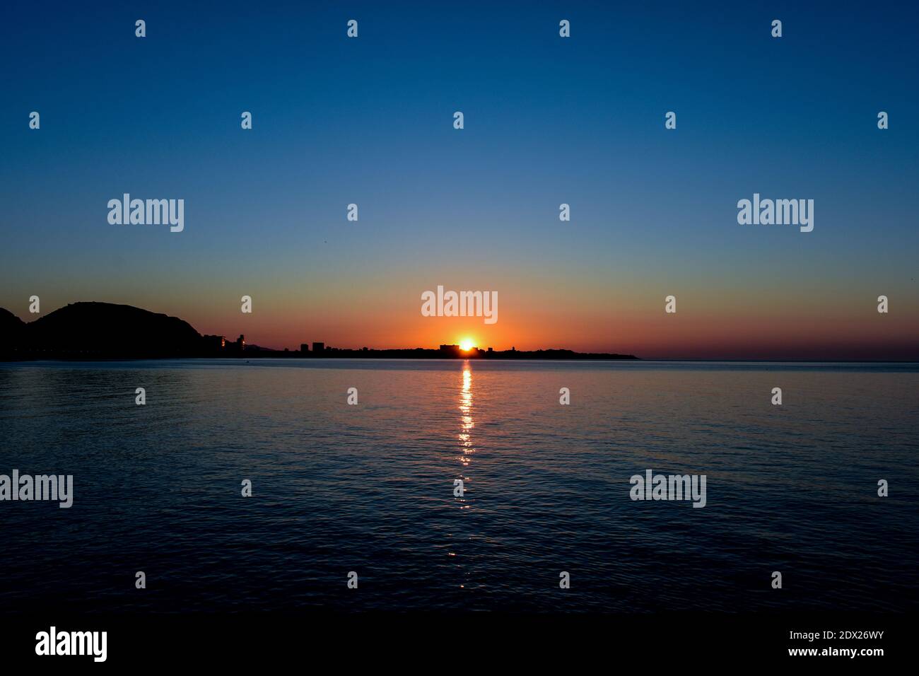 Stunning morning sunrise wallpaper Stock Photo - Alamy