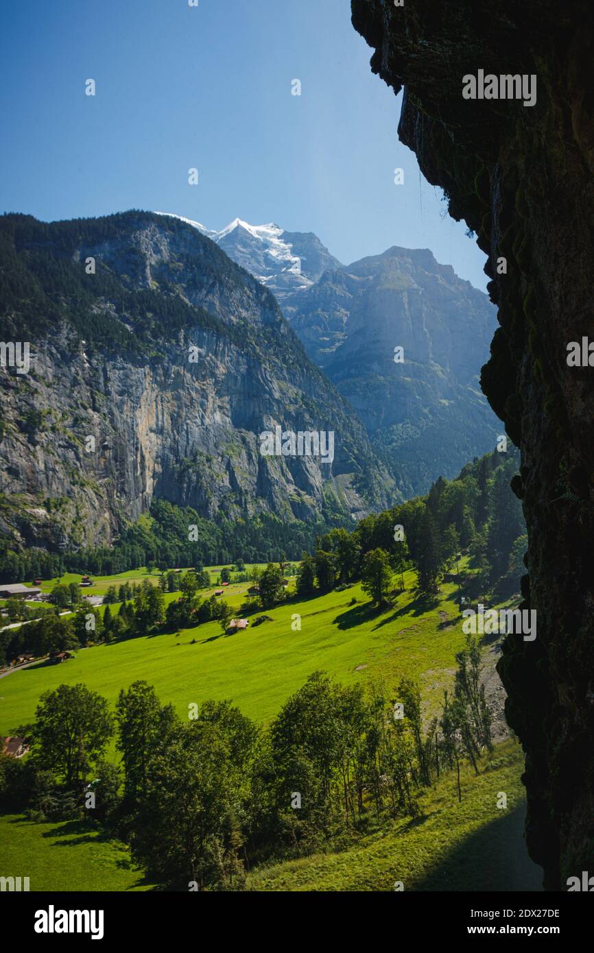 Staubbachfall in Lauterbrunnen, Switzerland, Waterfall, water, flow ...