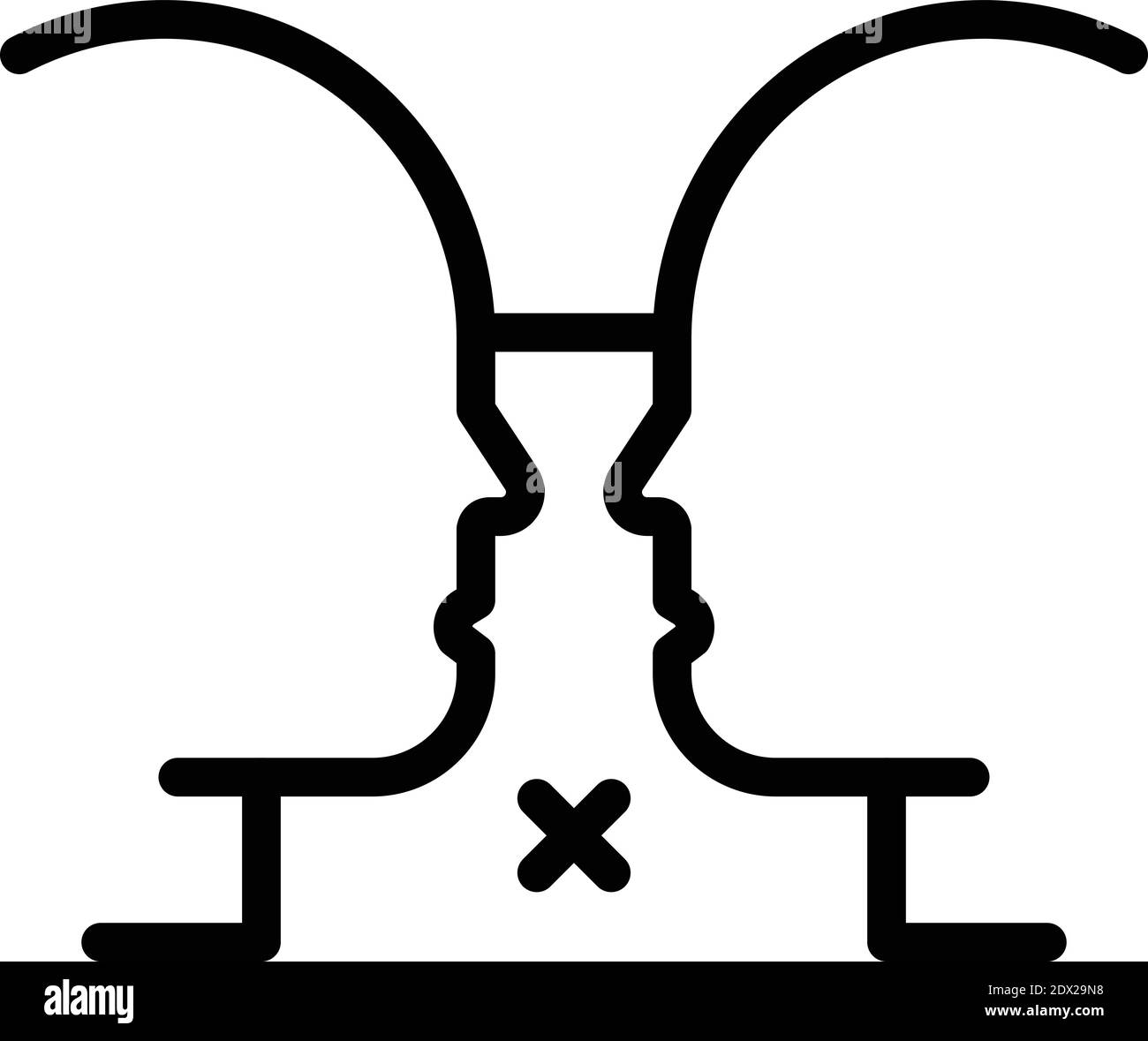 No discussion icon. Outline no discussion vector icon for web design ...