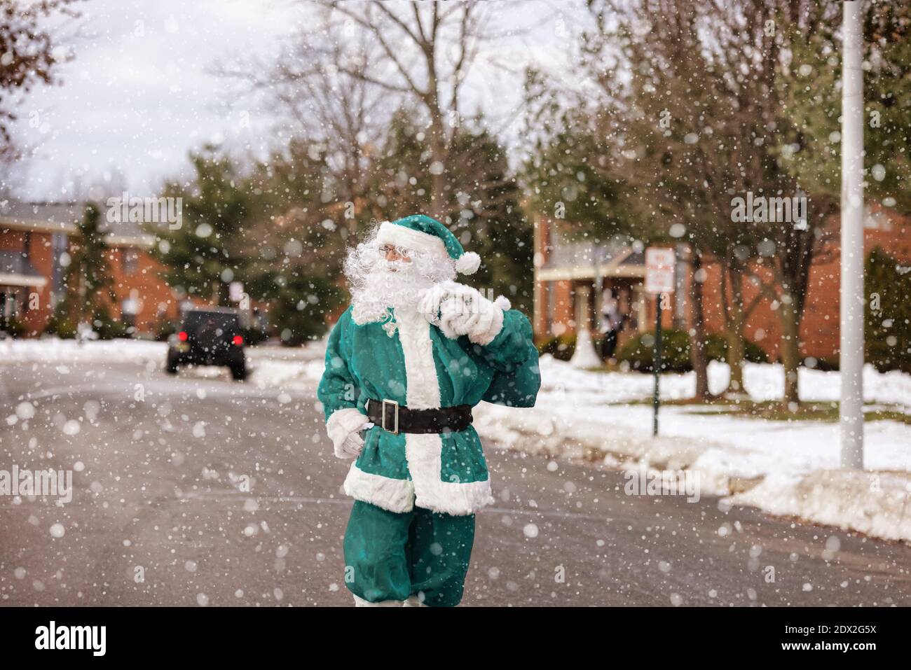 On way santa claus carries hi-res stock photography and images - Alamy