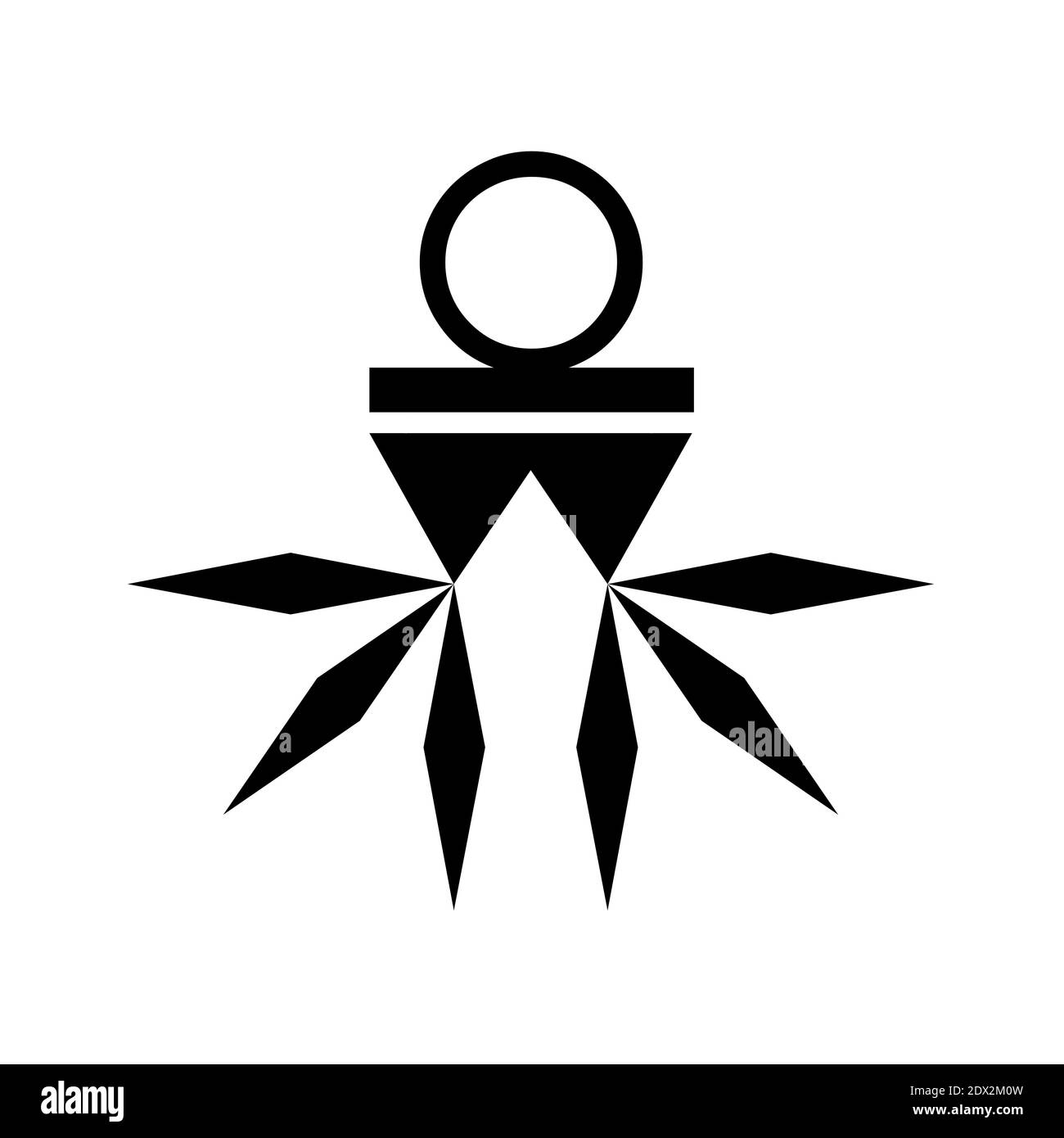 American native symbol icon Stock Photo - Alamy