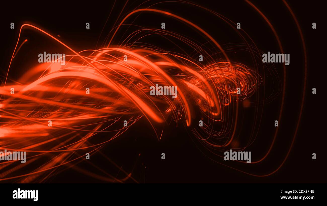 Glowing Lines Rainbow Flow Multi color strings, Shining Rays Backdrop ...