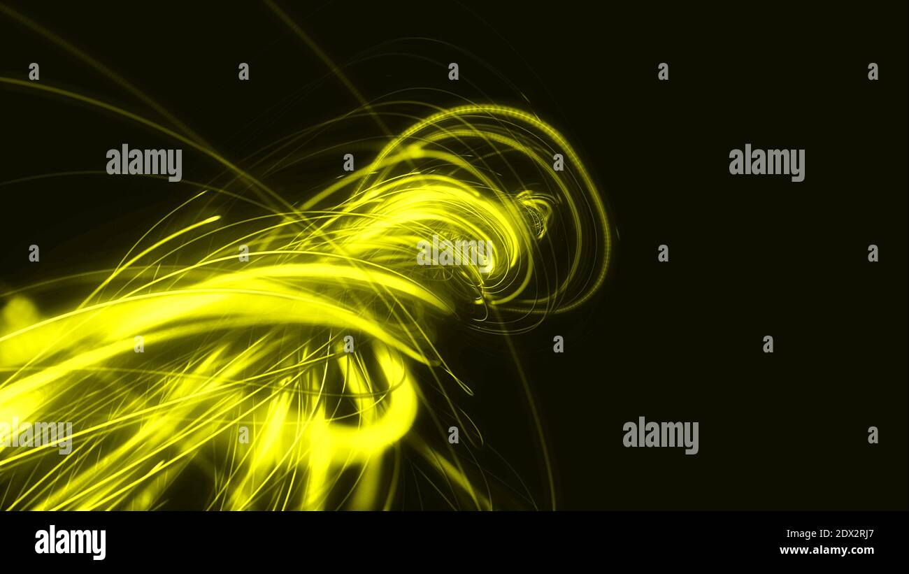 Glowing Lines Rainbow Flow Multi color strings, Shining Rays Backdrop ...