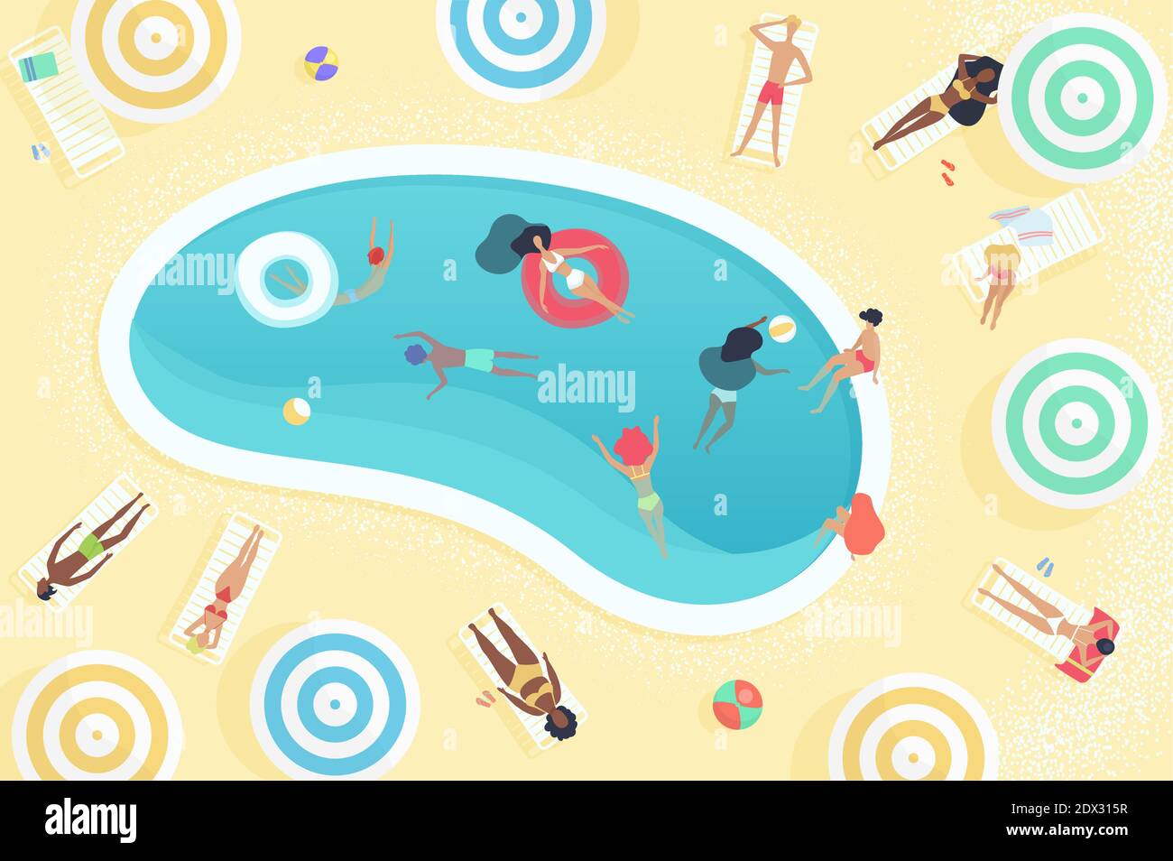 Male sunbathing blue Stock Vector Images - Alamy