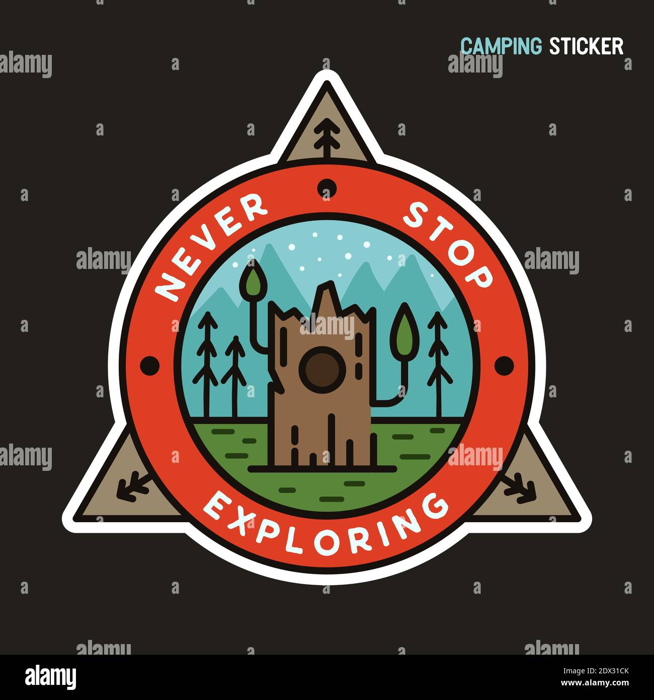 Never Stop Exploring Logo