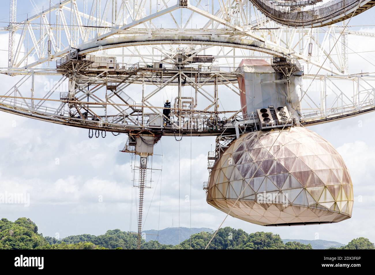 Arecibo Observatory in Puerto Rico pre-collapse Stock Photo - Alamy