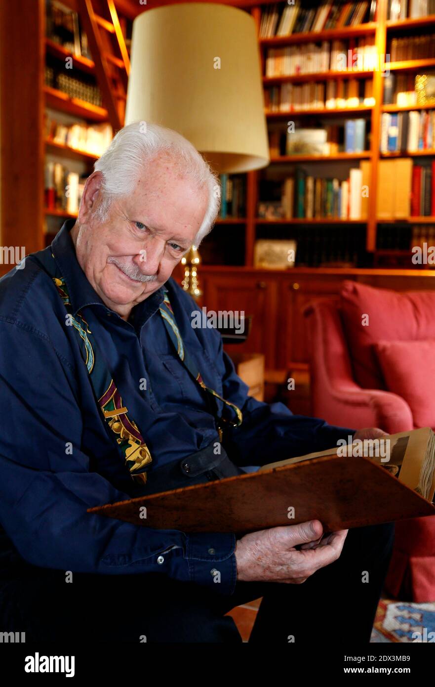 Exclusive - Pierre Bellemare poses at home in Villereal, near Bergerac ...