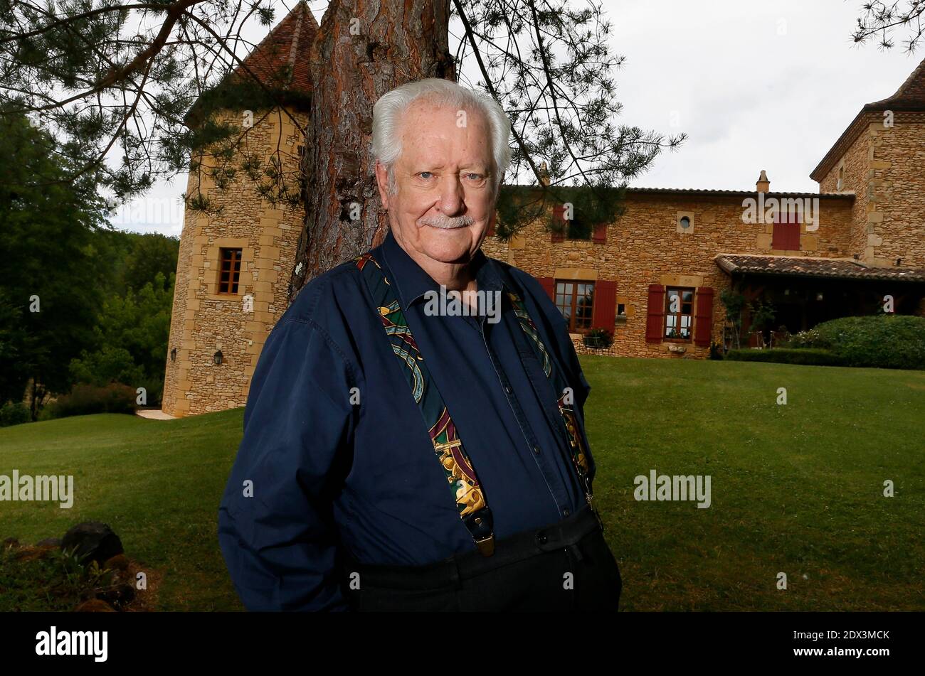 Exclusive - Pierre Bellemare poses at home in Villereal, near Bergerac ...