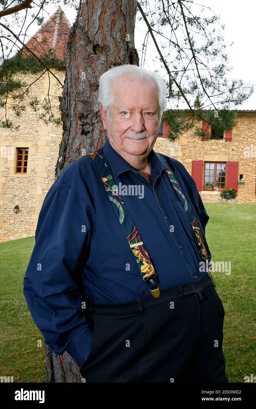 Exclusive - Pierre Bellemare poses at home in Villereal, near Bergerac ...