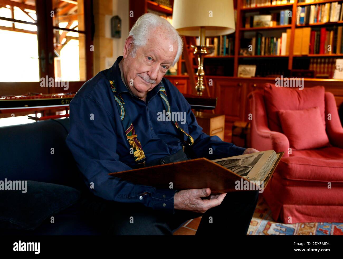 Exclusive - Pierre Bellemare poses at home in Villereal, near Bergerac ...