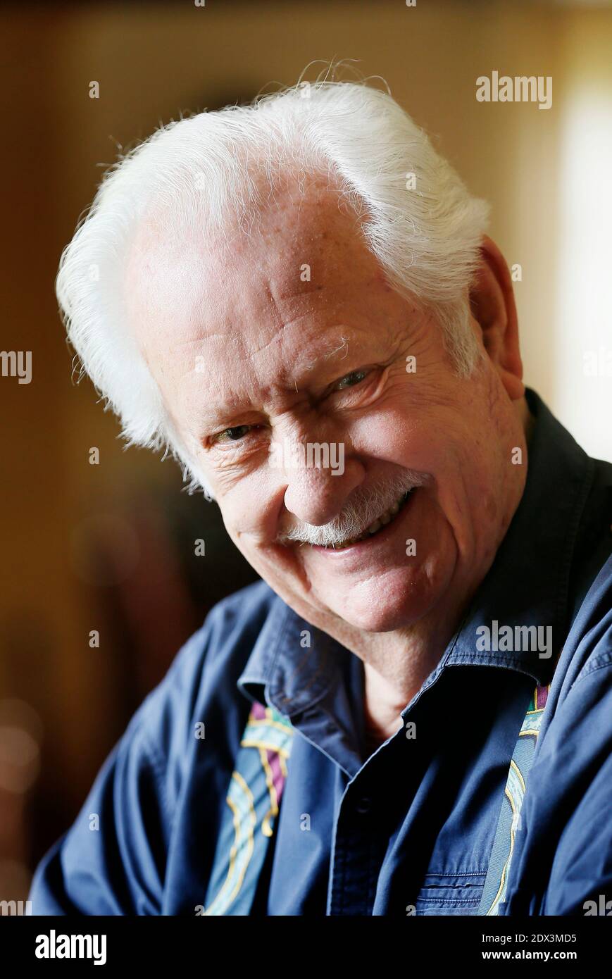 Exclusive - Pierre Bellemare poses at home in Villereal, near Bergerac ...