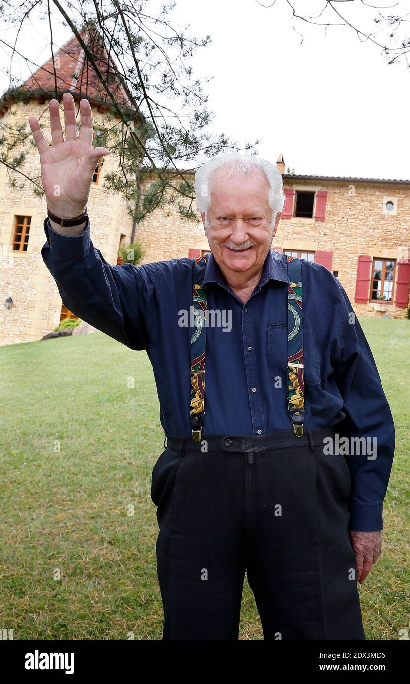 Exclusive - Pierre Bellemare poses at home in Villereal, near Bergerac ...