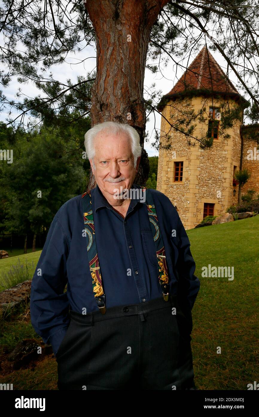 Exclusive - Pierre Bellemare poses at home in Villereal, near Bergerac ...