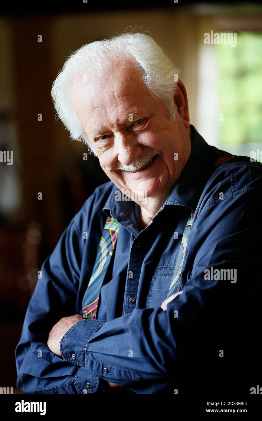 Exclusive - Pierre Bellemare poses at home in Villereal, near Bergerac ...